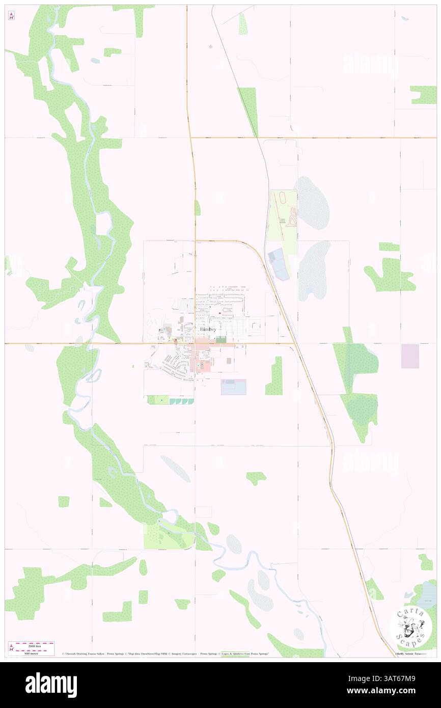 Rimbey map hi-res stock photography and images - Alamy