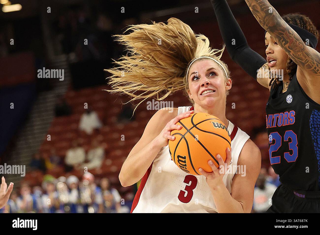 GREENVILLE, SC - MARCH 06: Alabama Crimson Tide guard Sarah Ashlee ...