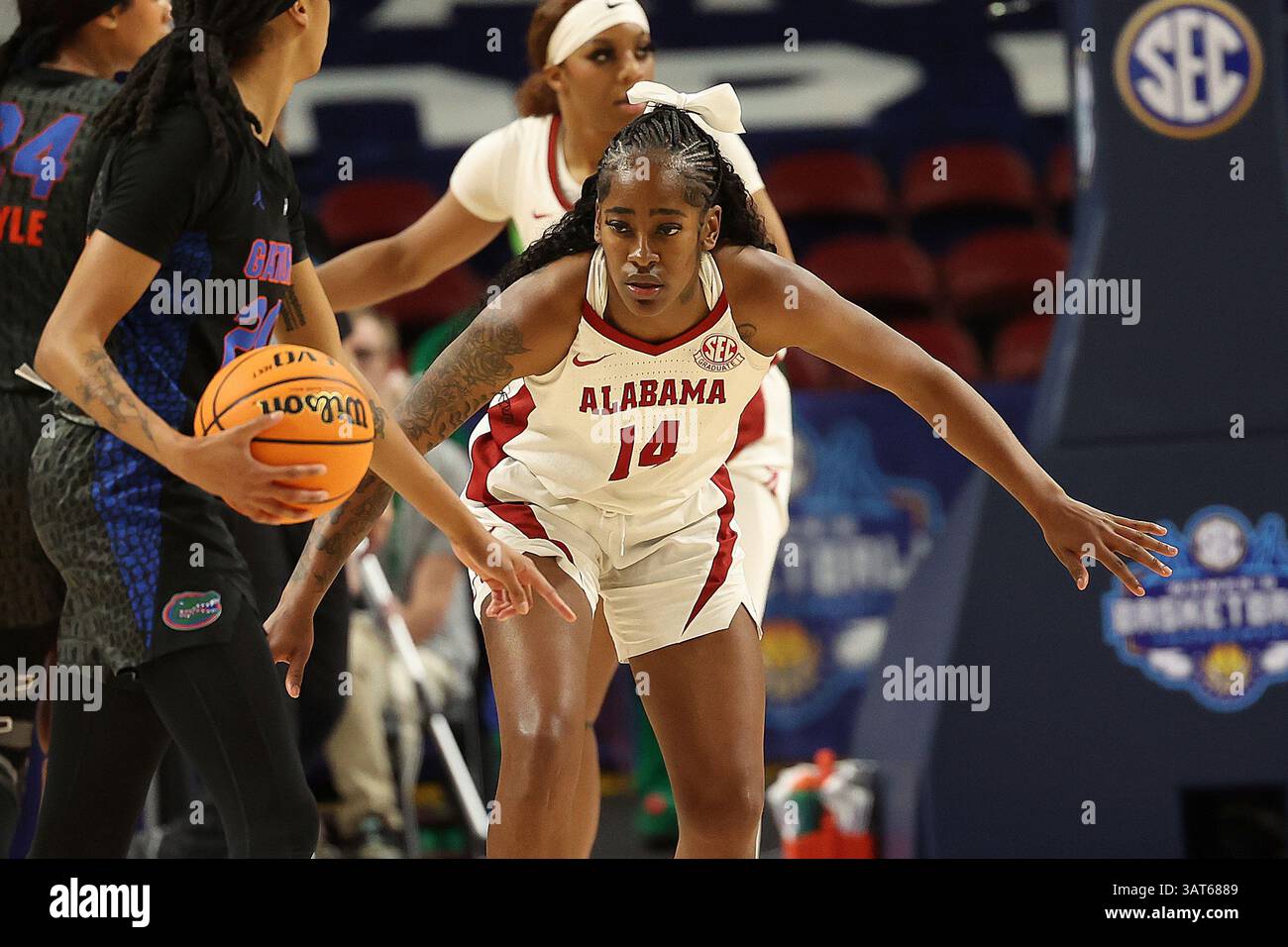 GREENVILLE, SC - MARCH 06: Alabama Crimson Tide guard Zaay Green (14 ...