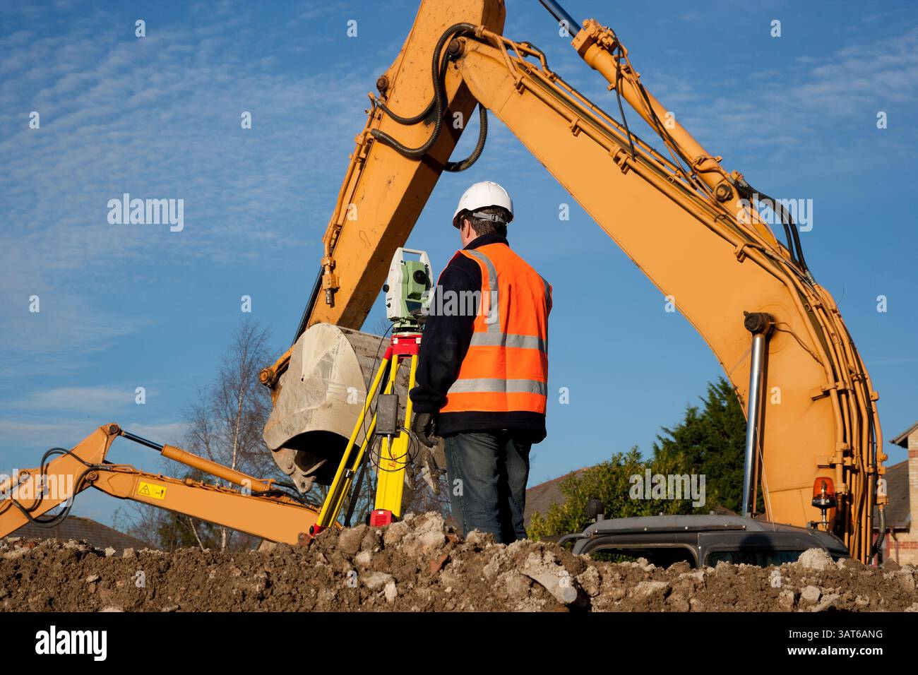 Ground work in building construction Stock Photo - Alamy