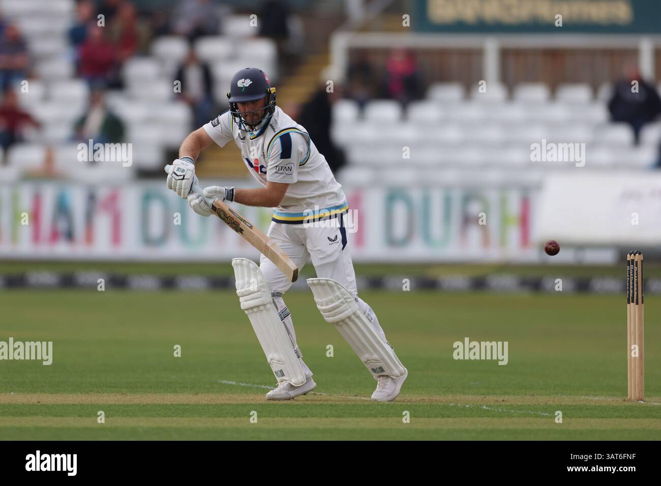 Yorkshire's Adam Lyth batting during the Day One of the Rothesay County ...