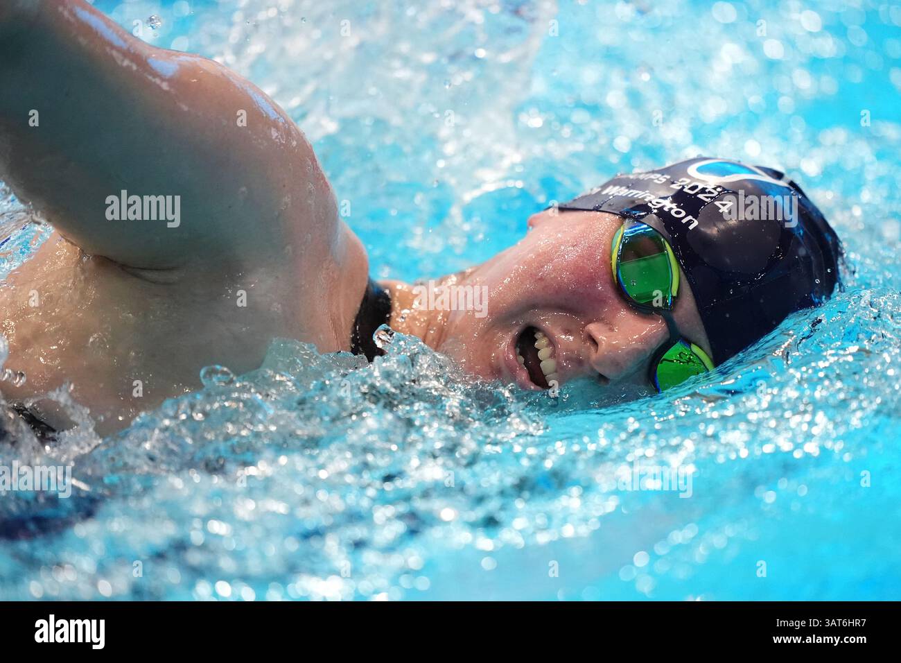 Callie-Ann Warrington during the Women's 400m Freestyle on day four of ...