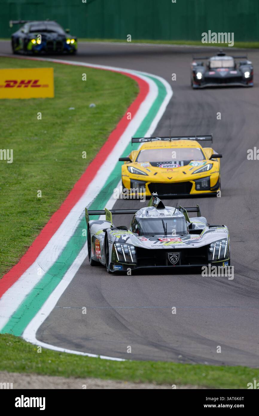 Imola, Italy. 18 April, 2025. PEUGEOT TOTALENERGIES #93 HYPERCAR (DI ...