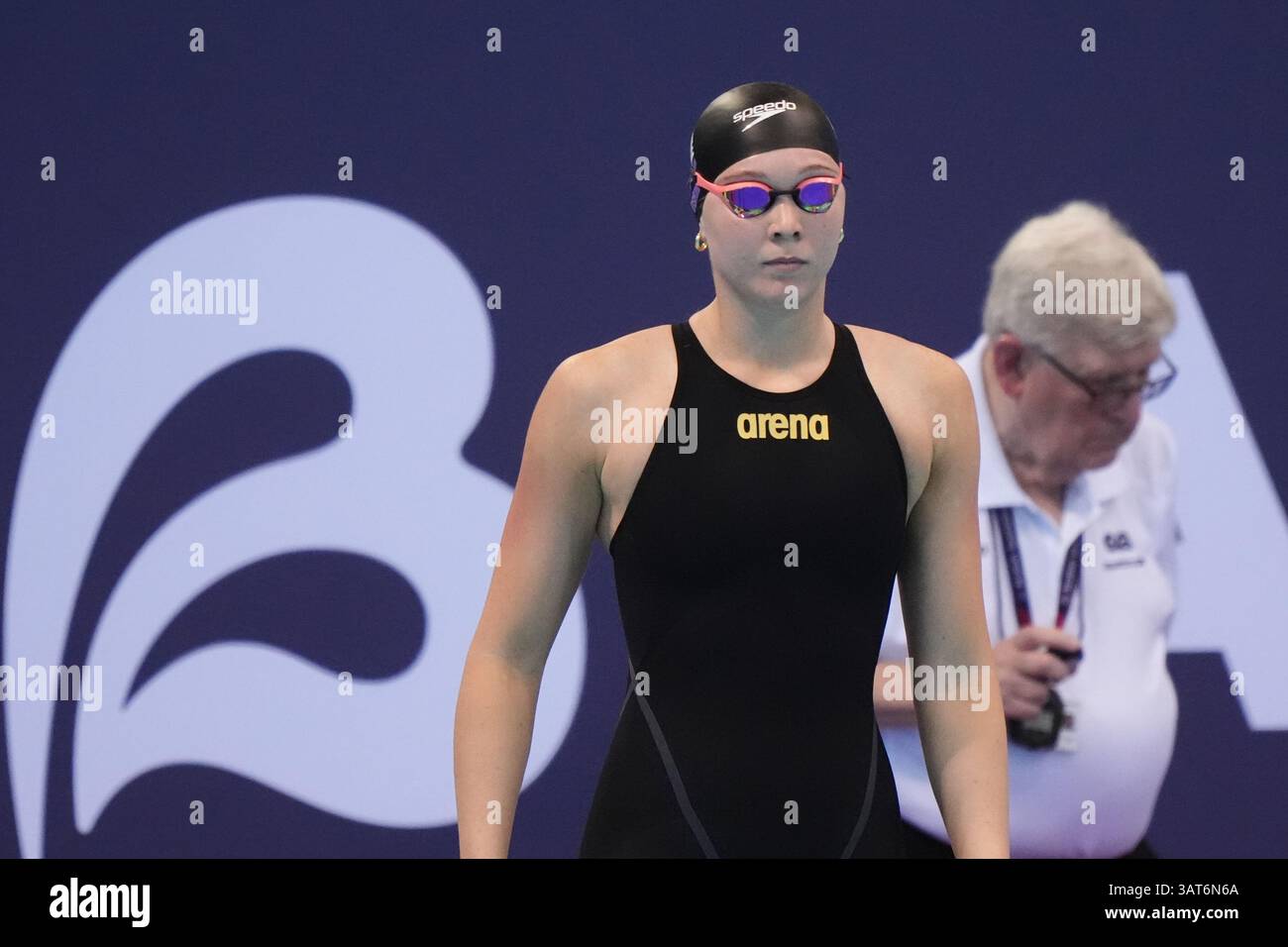 Honey Osrin during the Women's 200m Backstroke on day four of the ...