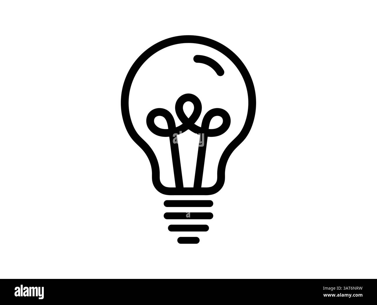 light bulb icon vector illustration, lightning bolt symbol Stock Vector ...