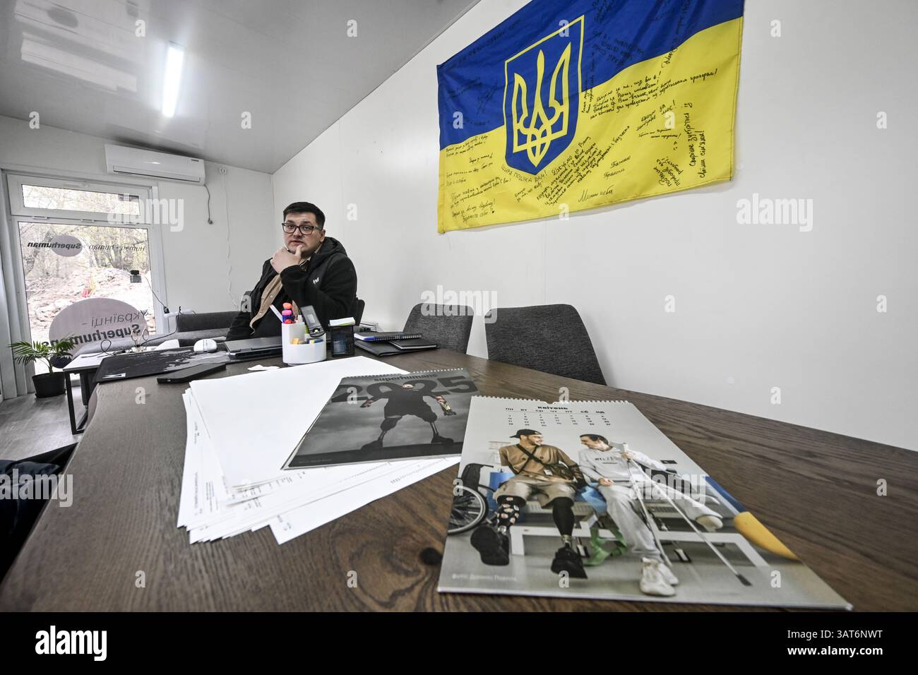 Ivan Marchak, a veteran of the Russia-Ukraine war and a former patient ...