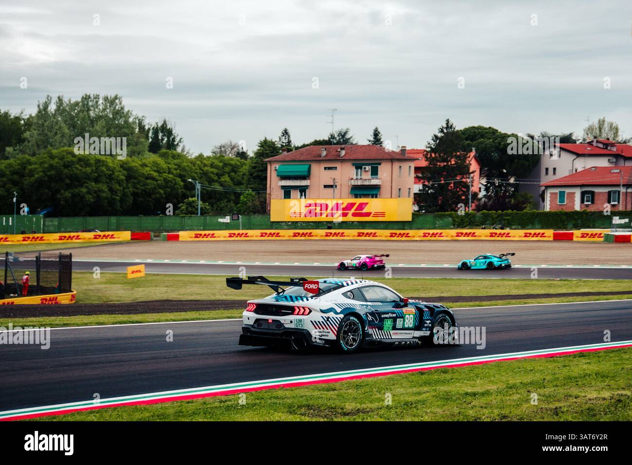 Imola, Italy. 18th Apr, 2025. The #88 Proton Competition Ford Mustang ...