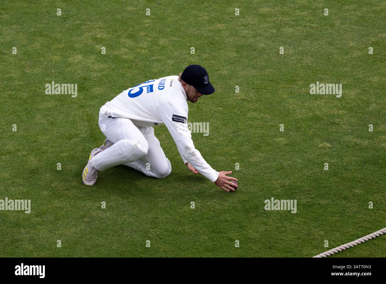 Cricket fielder swing 4 runs at boundary hi-res stock photography and ...
