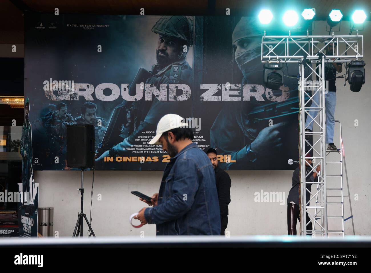 Preparations take place ahead of Imran Hashmi's Ground Zero movie ...