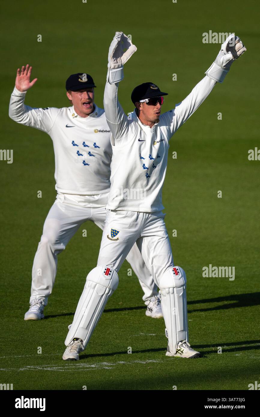Sussex v Somerset - Rothesay County Championship HOVE, ENGLAND - APRIL ...