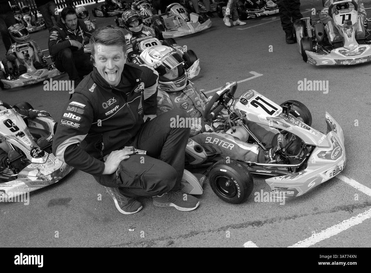 British racing driver Freddie Slater, who is competing in the 2025 ...