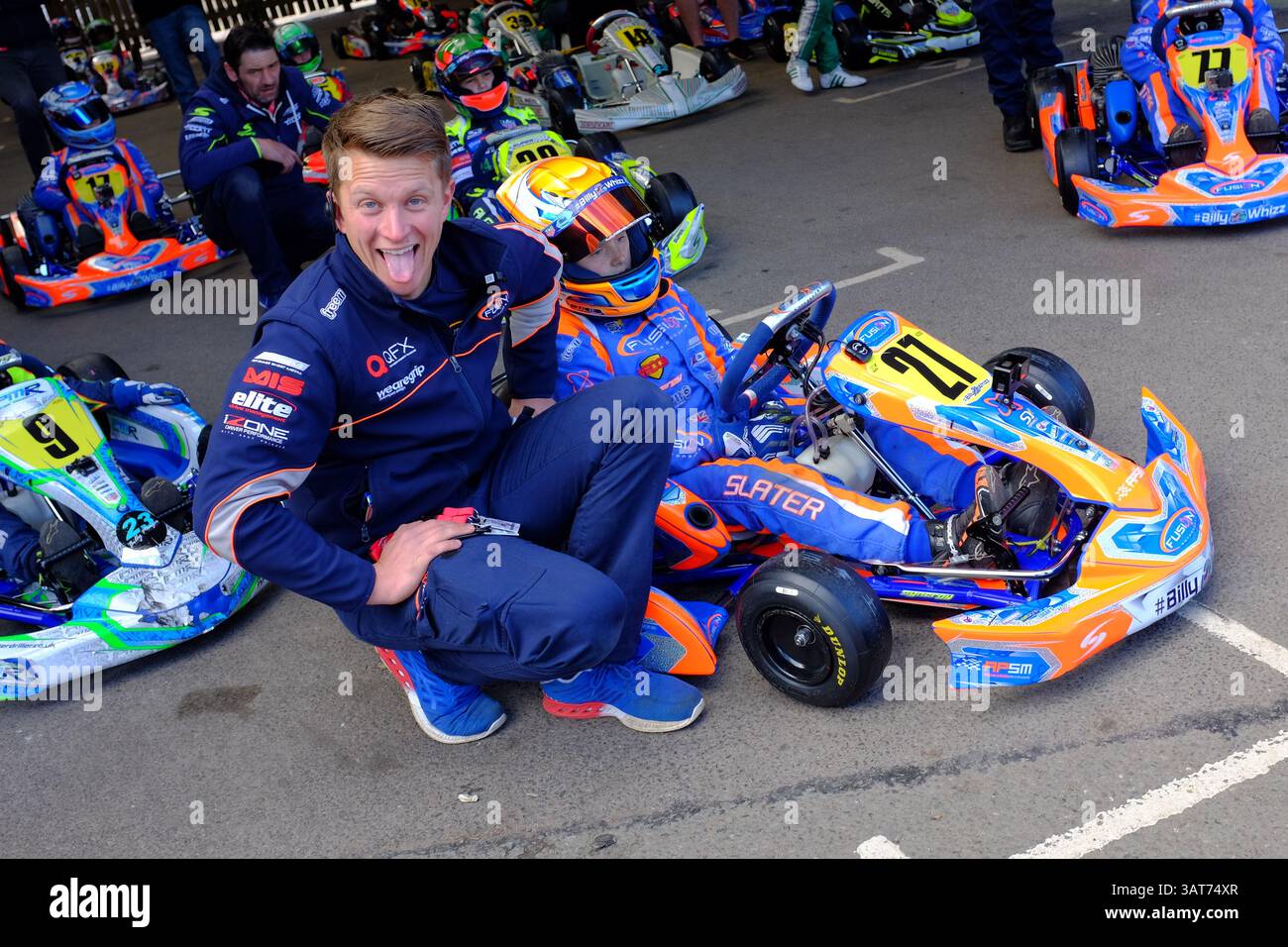 British racing driver Freddie Slater, who is competing in the 2025 ...