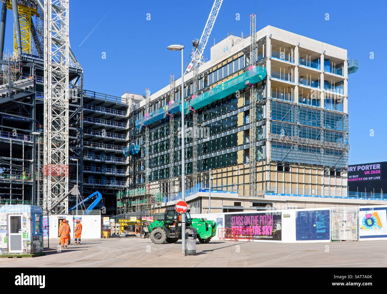 Etihad stadium North Stand expansion project. The hotel under ...