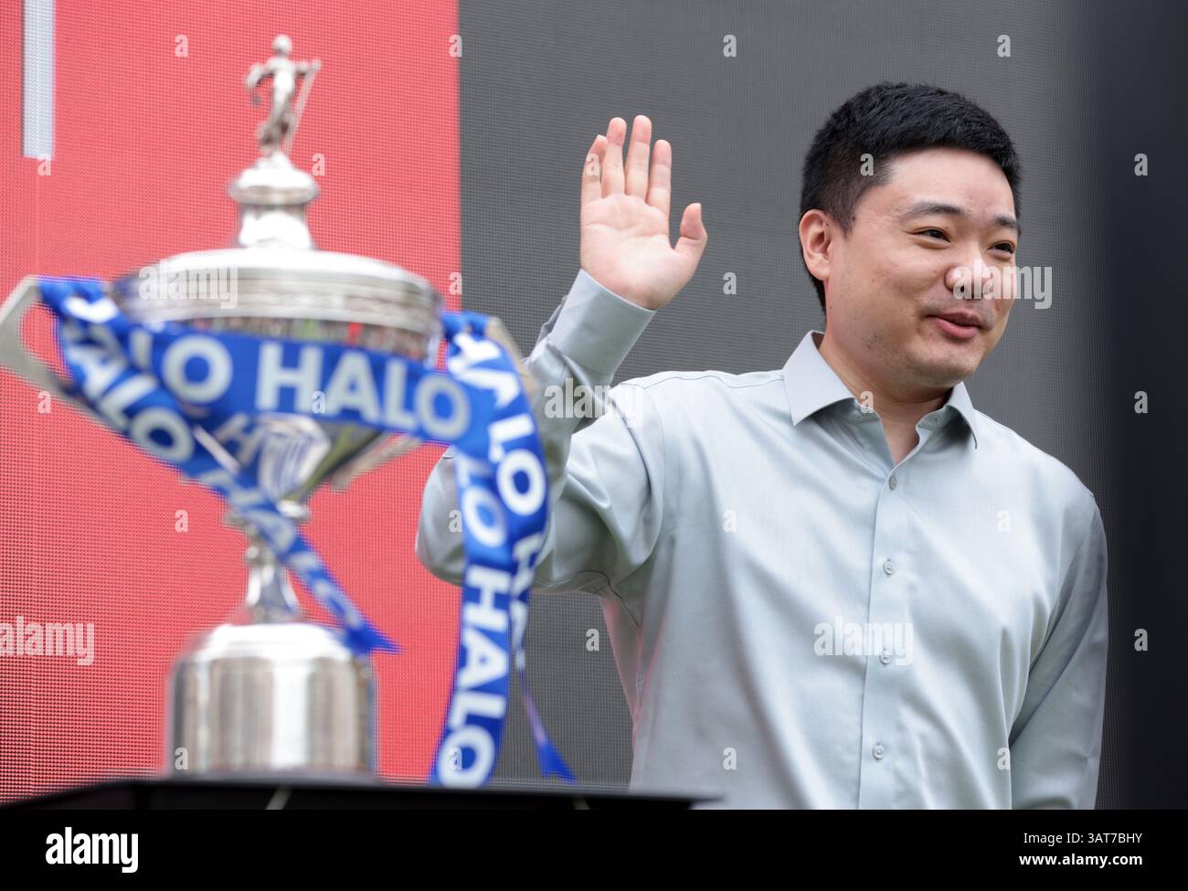 Ding Junhui during a media day at The Crucible, Sheffield. Picture date ...
