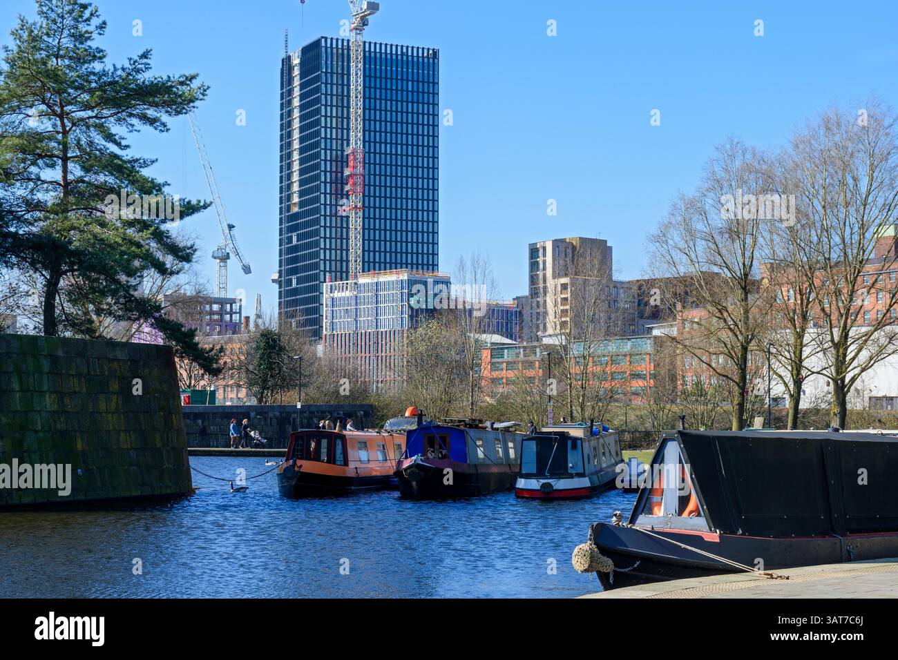 The One Port Street apartment block, under construction March 2025 ...