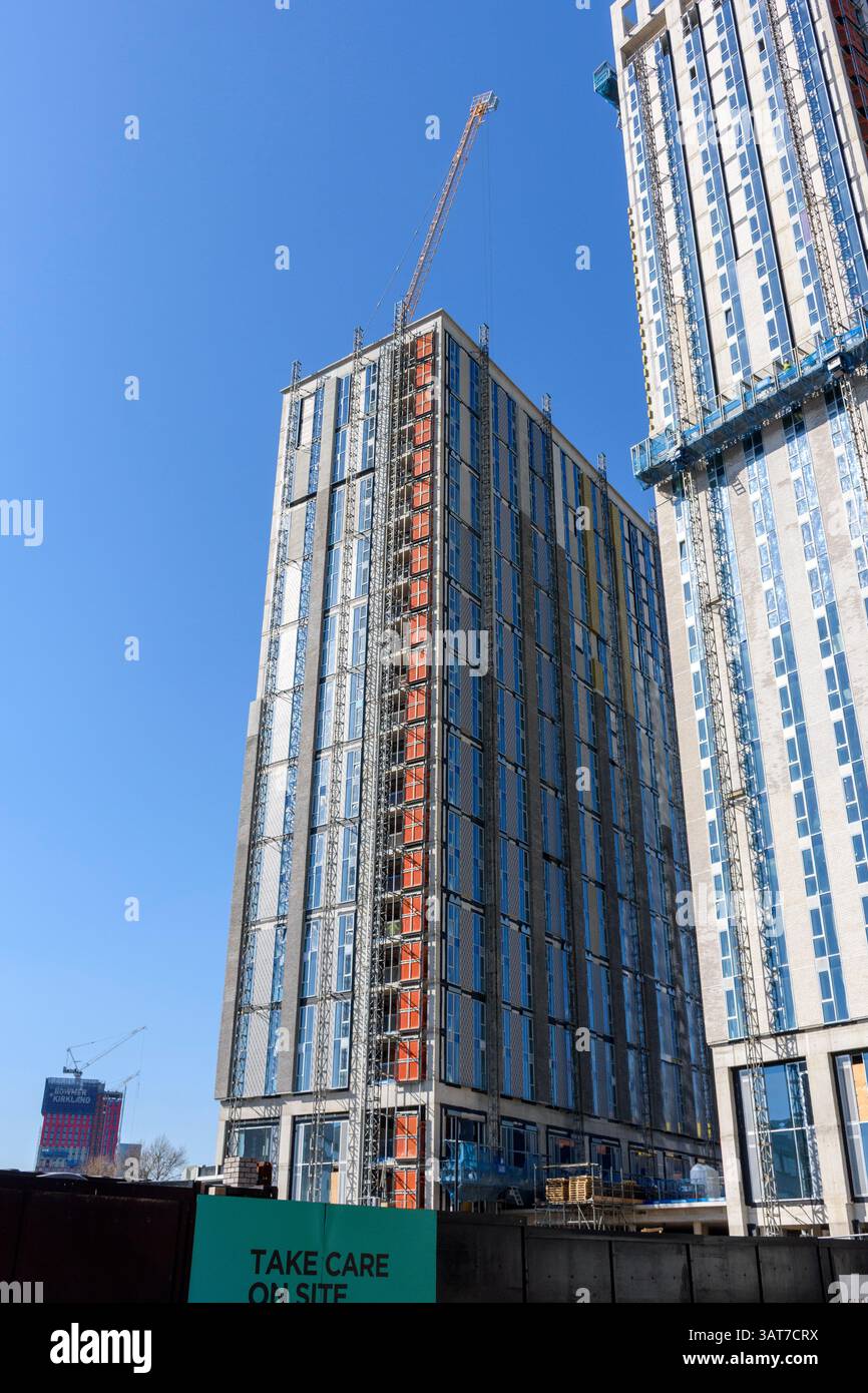 The Fairfax apartment blocks, under construction. Portugal Street East ...
