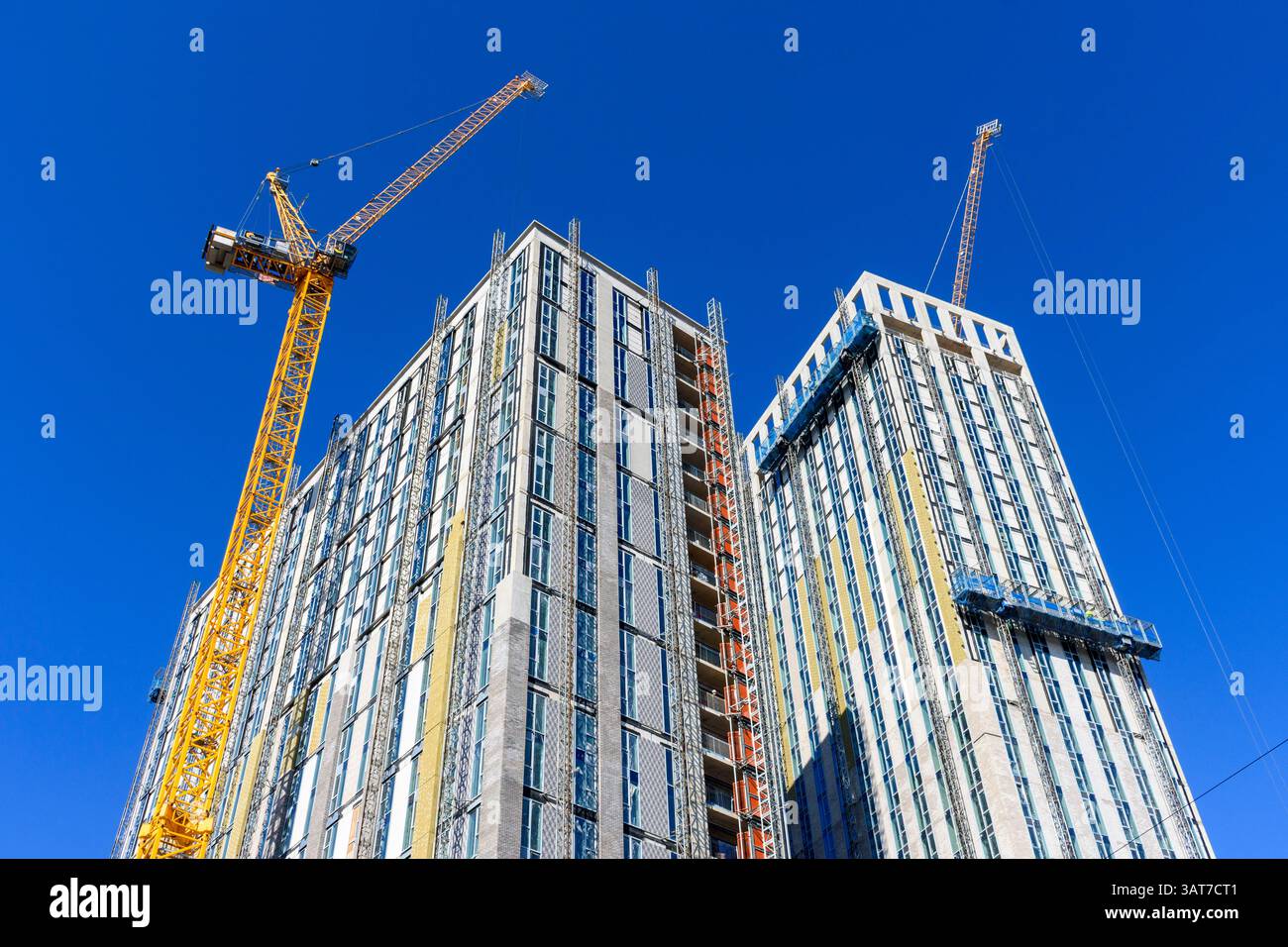 The Fairfax apartment blocks, under construction. Portugal Street East ...