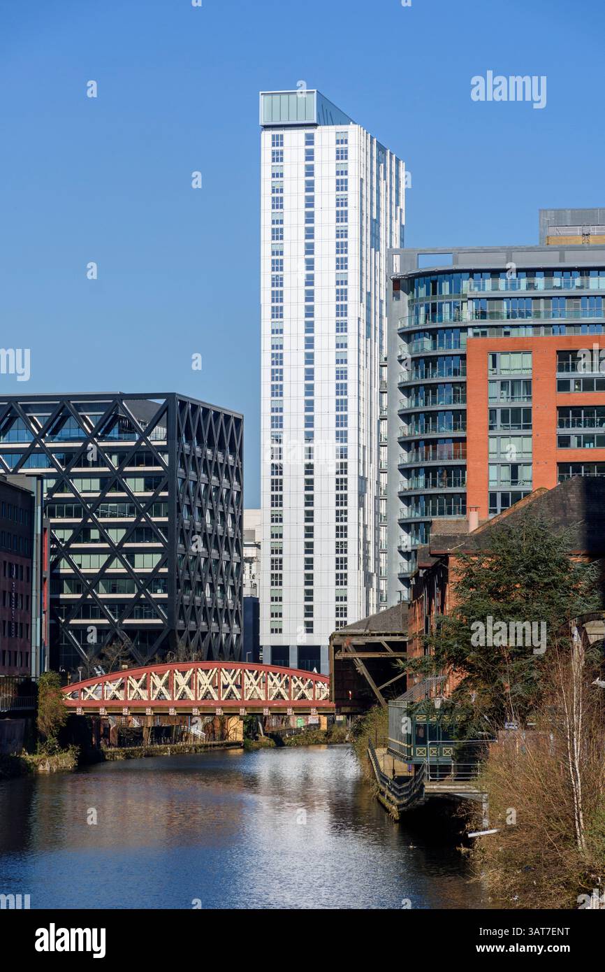 The No.4 New Bailey office block and the Trinity Riverside and Left ...