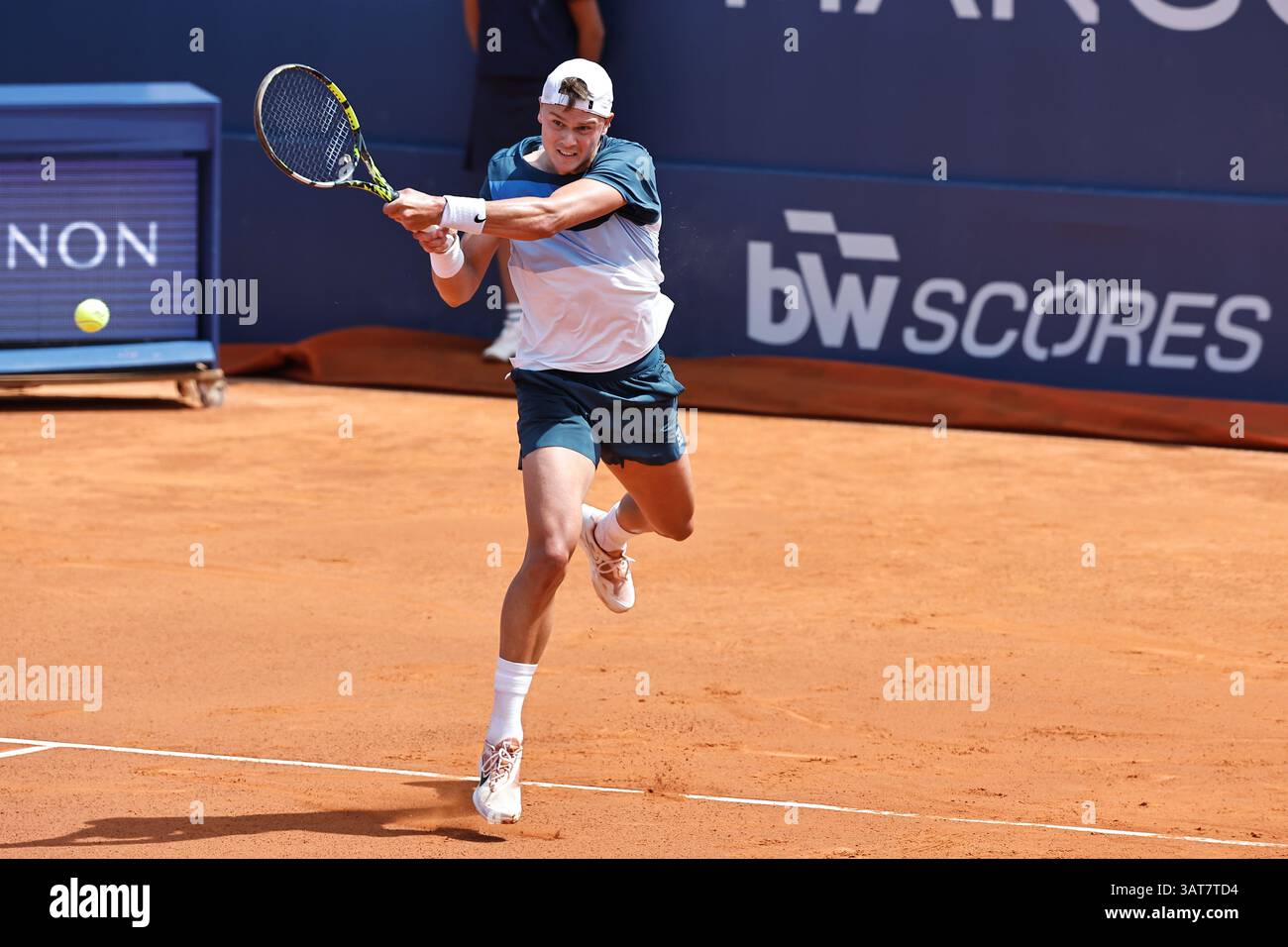 Holger Rune (DEN), APRIL18, 2025 - Tennis : Holger Rune during singles ...
