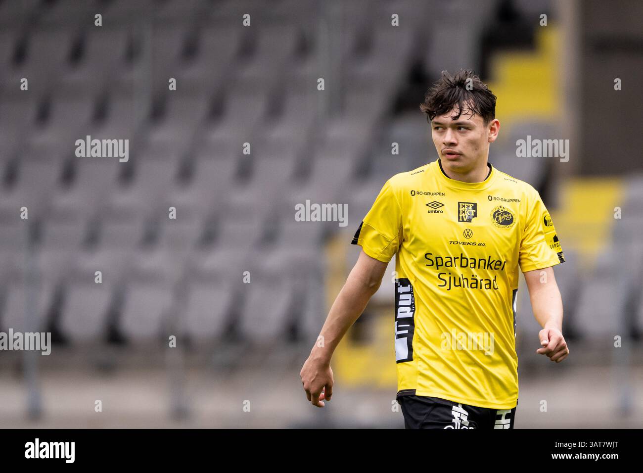 250418 Elfsborgs Dag Hallgren under fotbollsmatchen i P19 Allsvenskan ...
