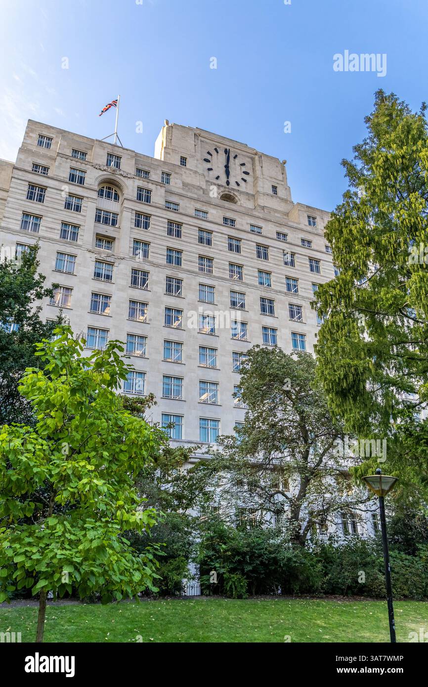 London, UK- September 19, 2024: Historic Shell Mex House Overlooking ...