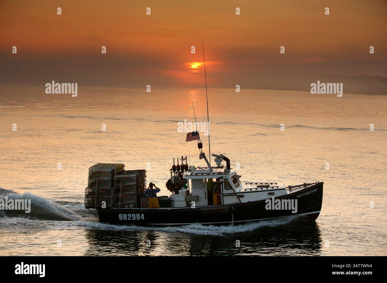 FILE - In this July 27, 2018, file photo, a sternman on a lobster ...