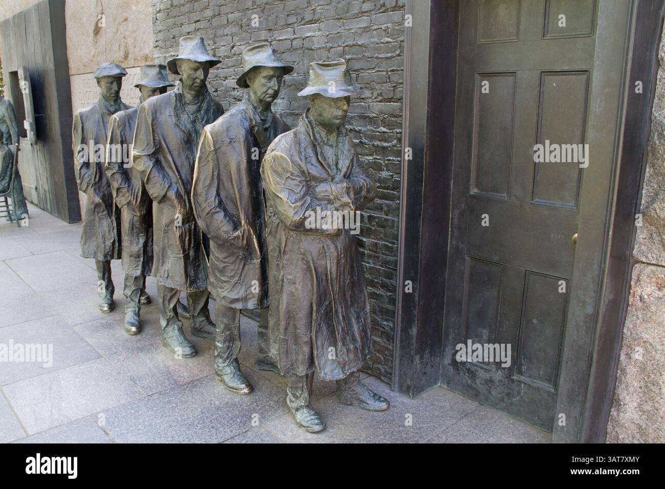 April 11, 2012 - Hunger, s sculpture by George Segal of men in a bread ...