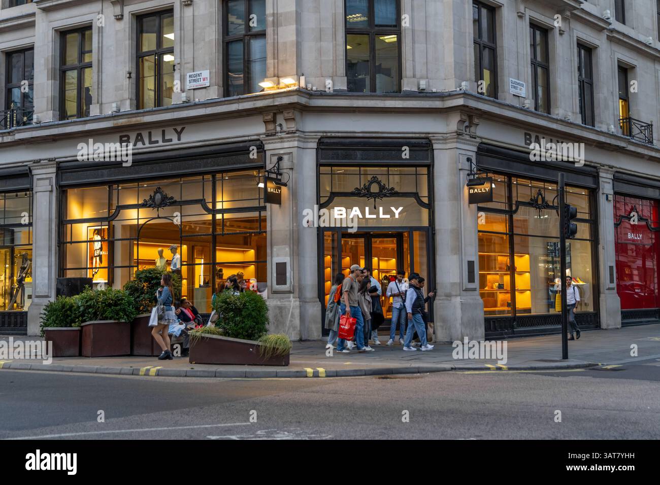 London, UK- September 19, 2024: Bally store on Regent Street W1 grand ...