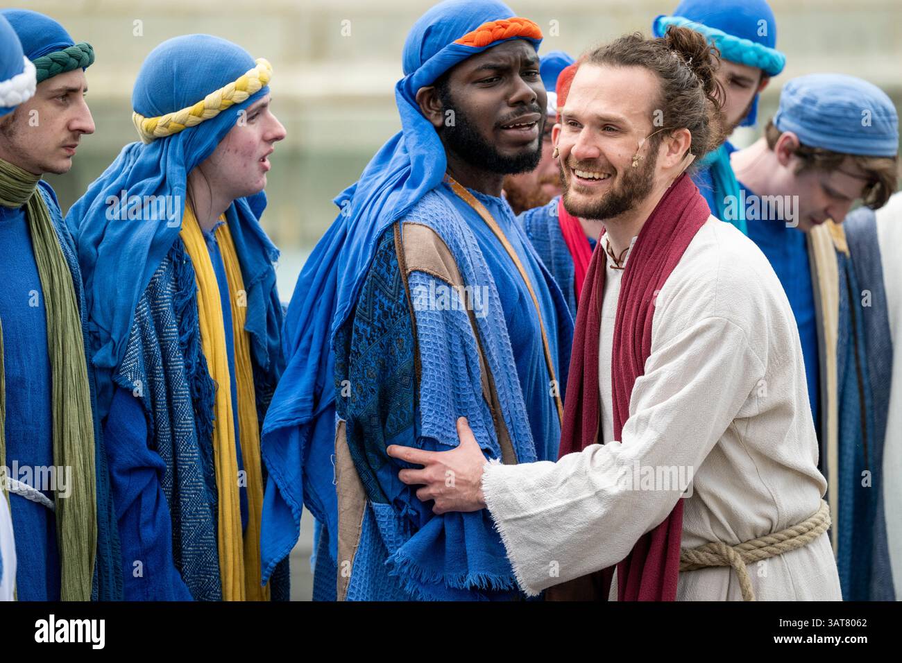 London, UK. 18 April 2025. Secondary school teacher and trained actor ...