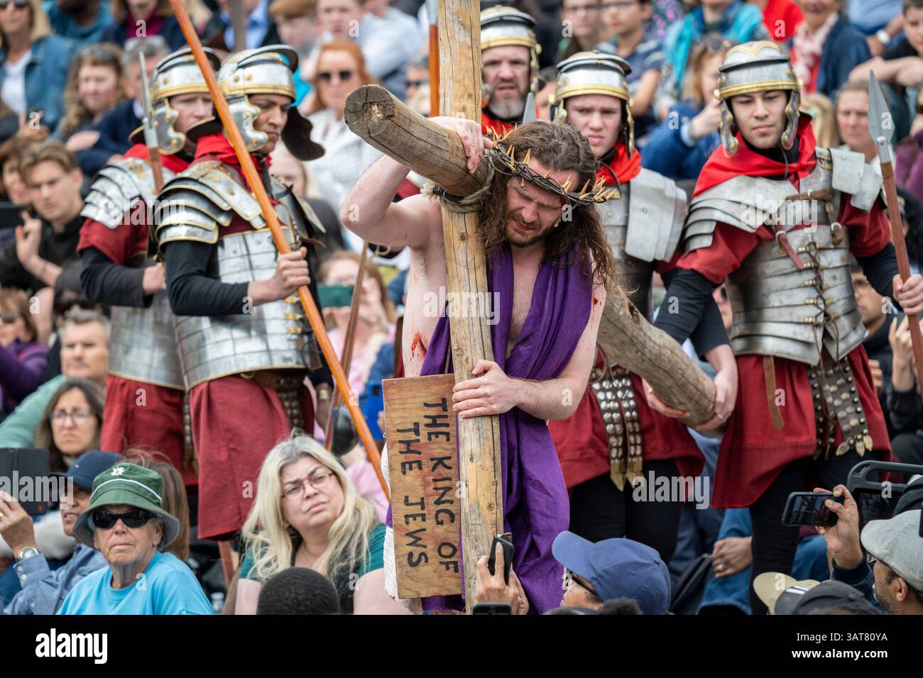 London, UK. 18 April 2025. Secondary school teacher and trained actor ...