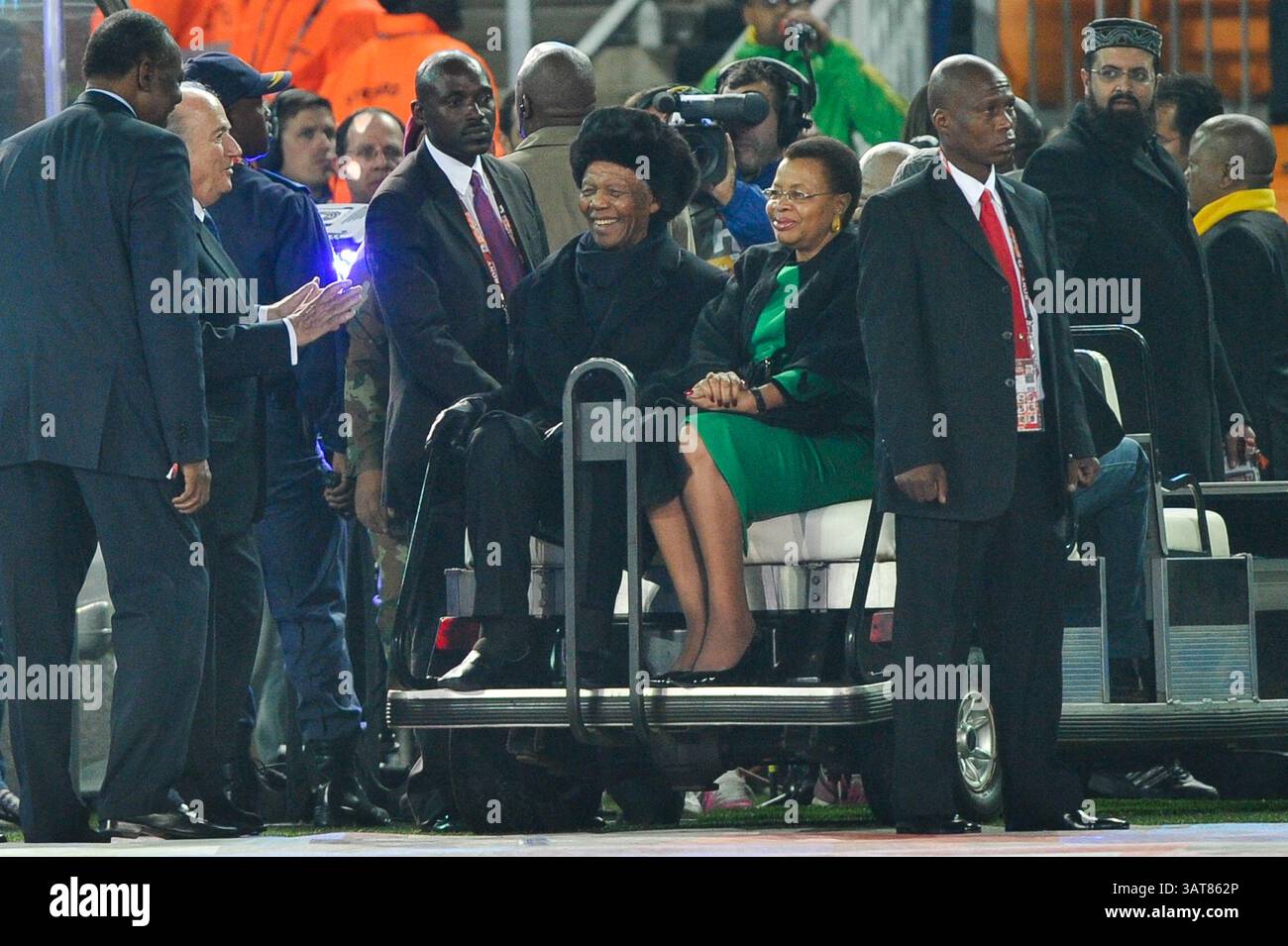 Jul 11, 2010 - Johannesburg, Gauteng, South Africa - NELSON MANDELA and ...