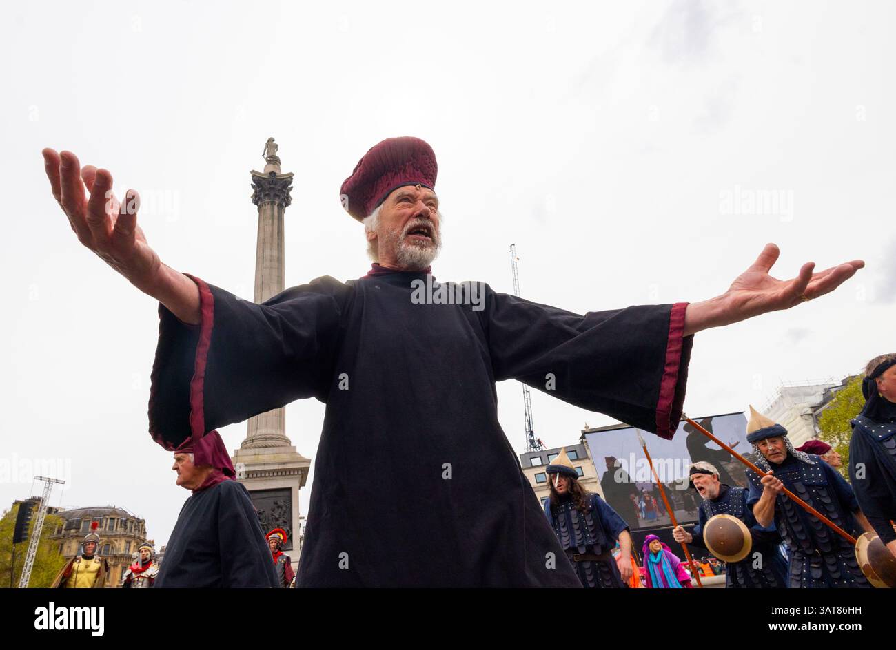 London, UK. 18th Apr, 2025. The Passion of Jesus, The King of the Jews ...