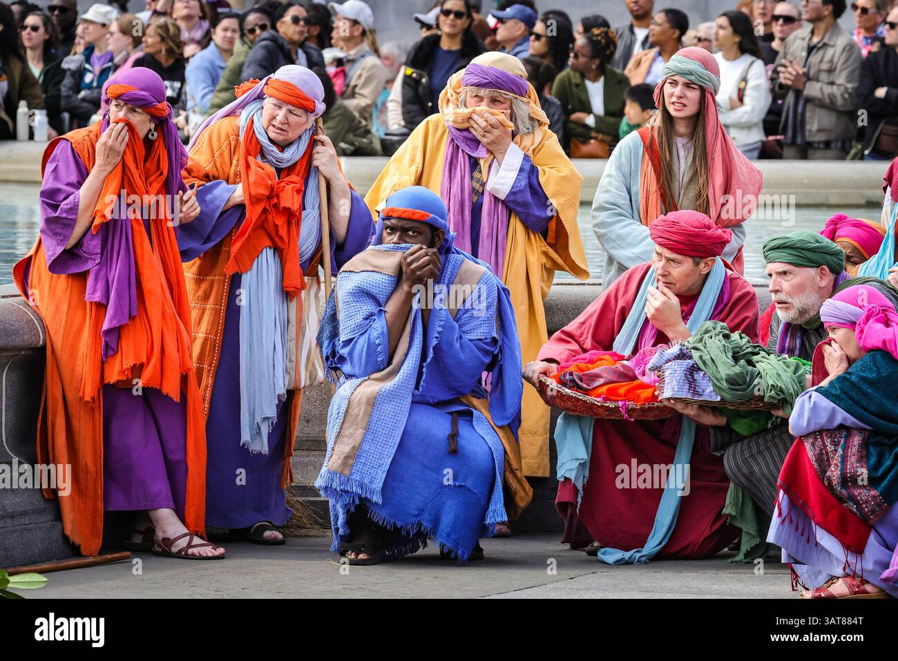 London, UK. 18th Apr, 2025. The Passion of Jesus performance by the ...