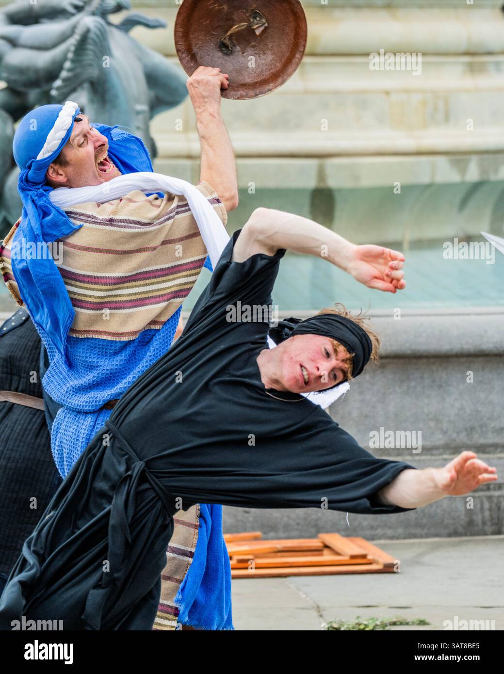 London, UK. 18th Apr, 2025. Jesus is arrested - The Passion of Jesus by ...