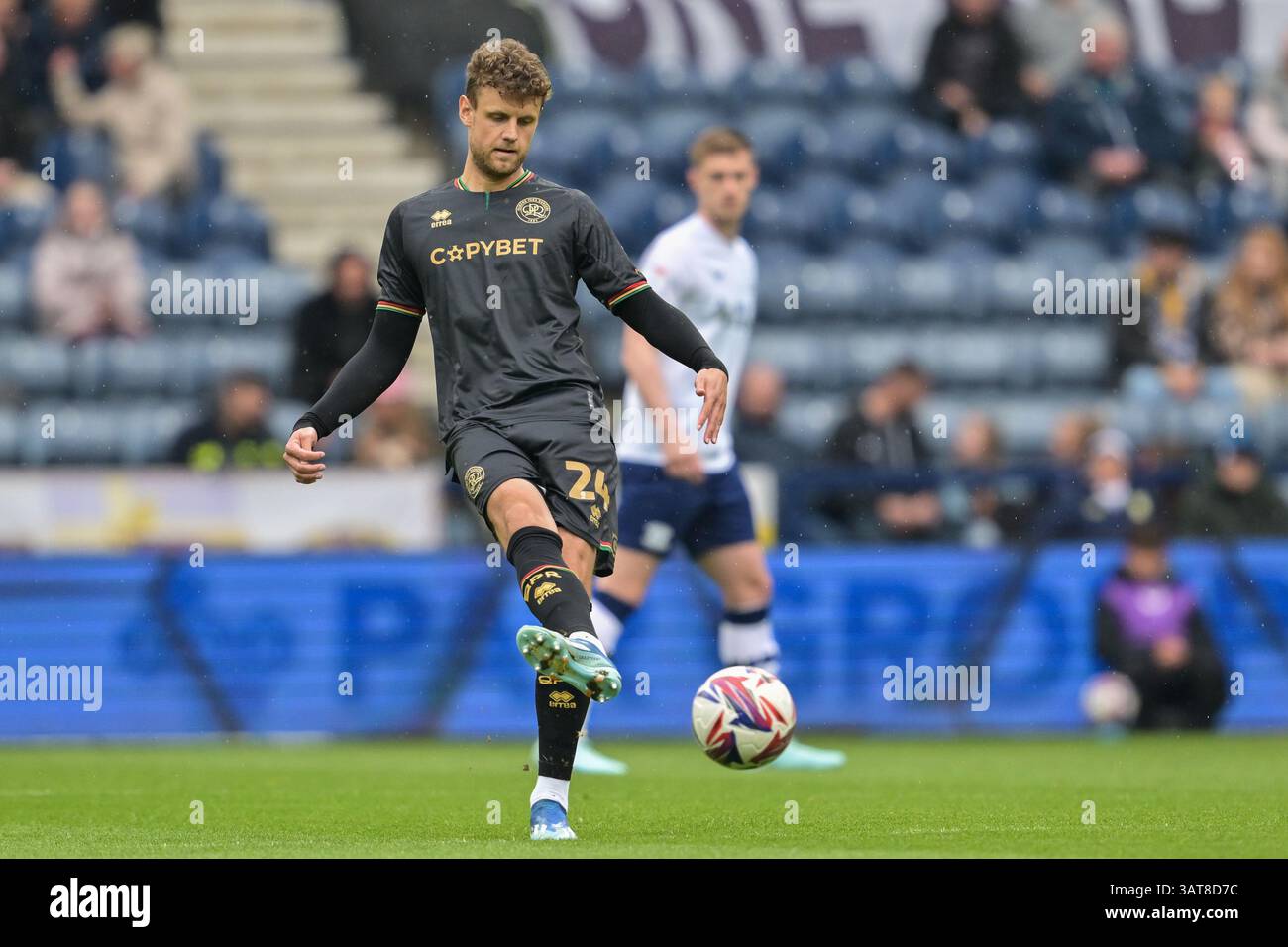 Deepdale, Preston, UK. 18th Apr, 2025. EFL Championship Football ...