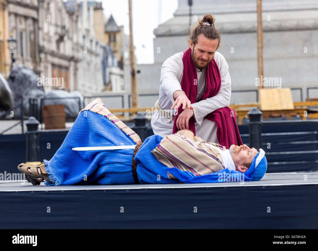 London, UK. 18th Apr, 2025. The Passion of Jesus, The King of the Jews ...