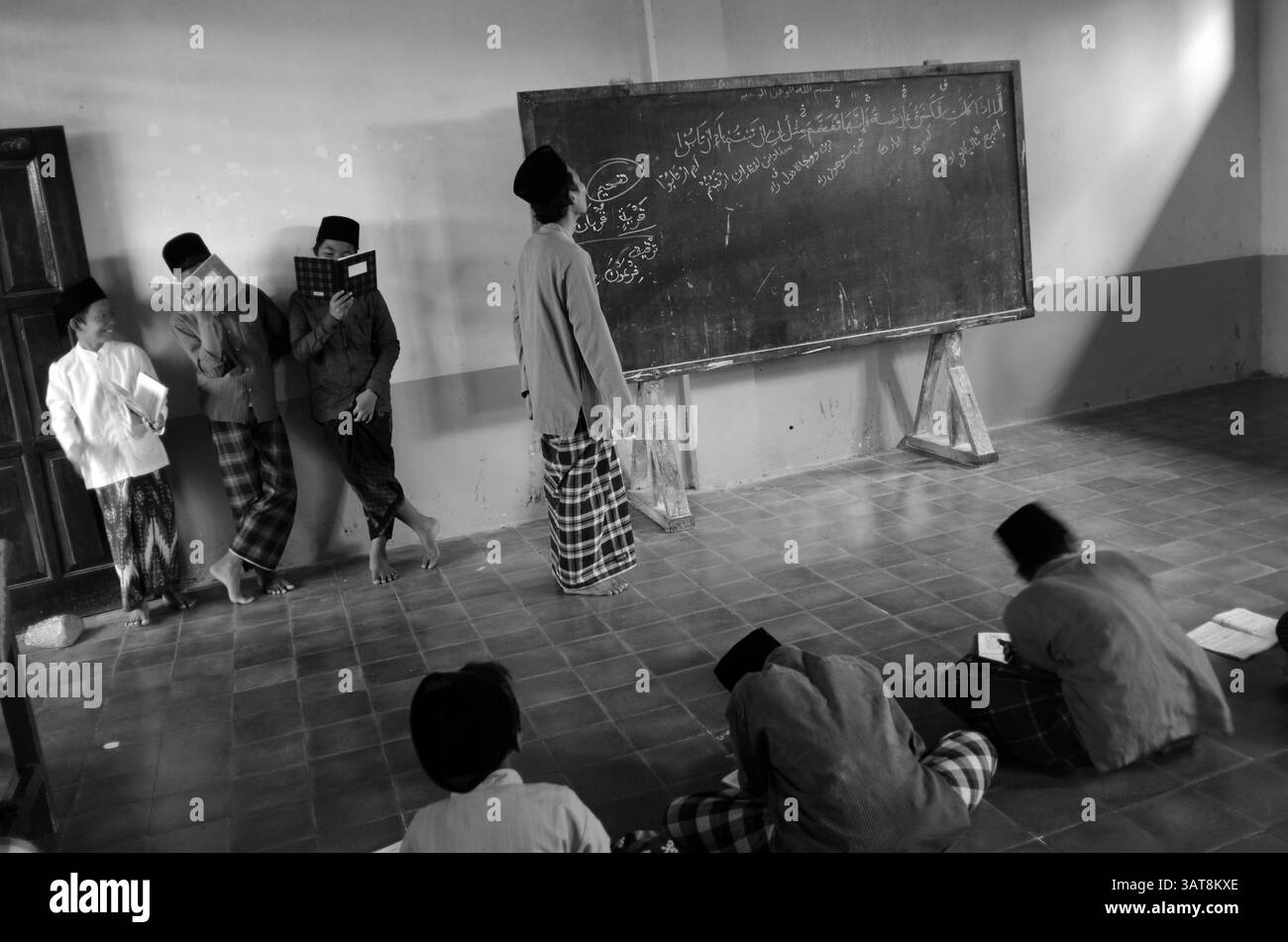 Islamic boarding school Black and White Stock Photos & Images - Alamy