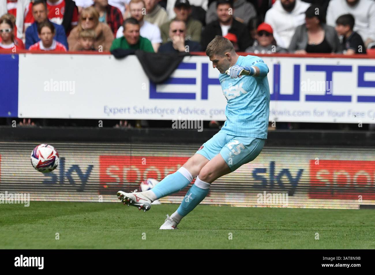 London, England. 18th Apr 2025. Will Mannion during the Sky Bet EFL ...