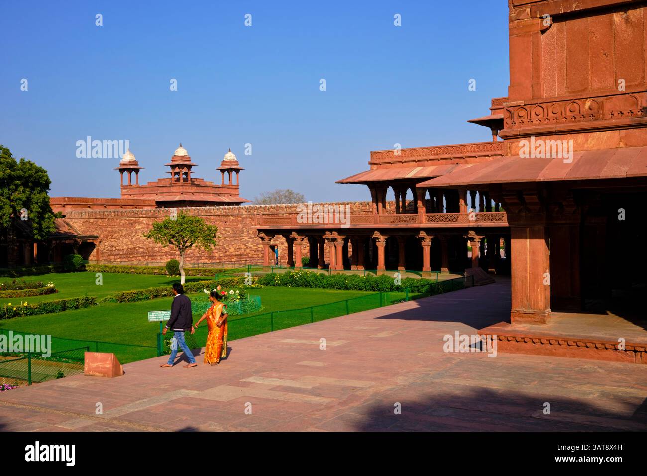 India, Uttar Pradesh state, Fatehpur Sikri, ancient capital of the ...