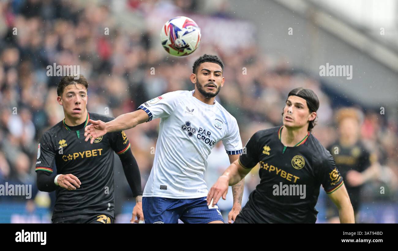 18th April 2025; Deepdale, Preston, England; EFL Championship Football ...