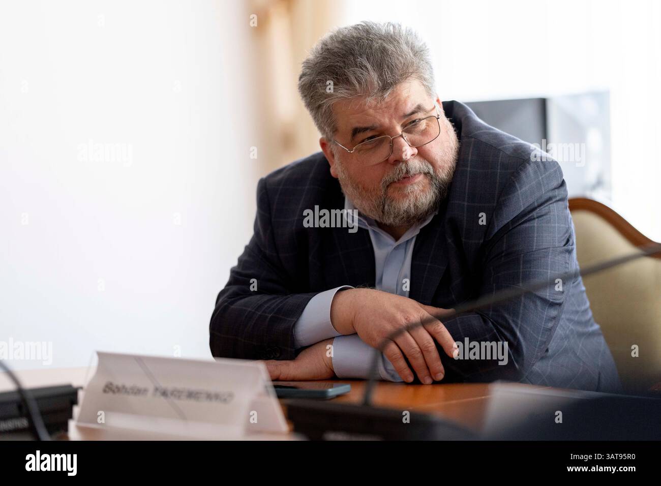 BOHDAN JAREMENKO in the Ukrainian Parliament, the Verkhovna Rada of ...
