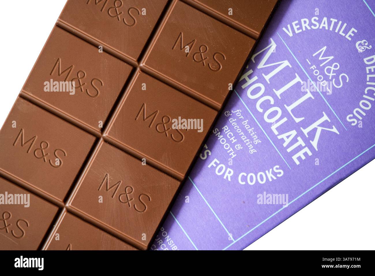 London UK April 18 2025, Marks And Spencer Milk Chocolate Cooking ...
