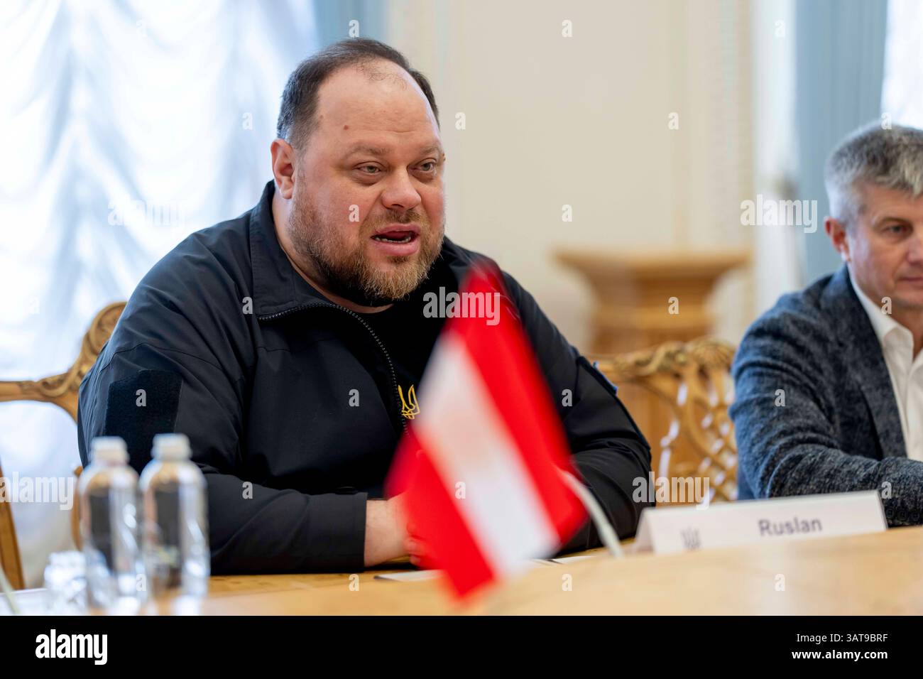 RUSLAN STEFANCHUK, chairman of the Ukrainian Parliament, the Verkhovna ...