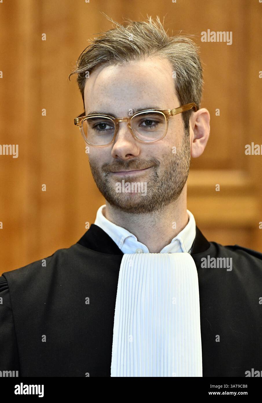 Leuven, Belgium. 18th Apr, 2025. Lawyer Marcel Verbelen representing ...