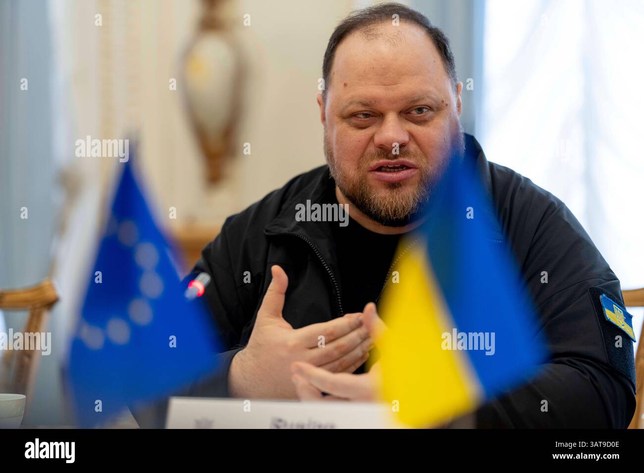 RUSLAN STEFANCHUK, chairman of the Ukrainian Parliament, the Verkhovna ...