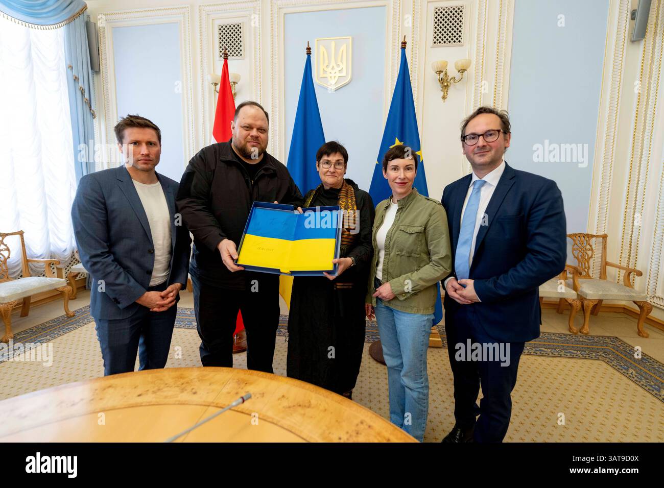 RUSLAN STEFANCHUK, chairman of the Ukrainian Parliament, the Verkhovna ...
