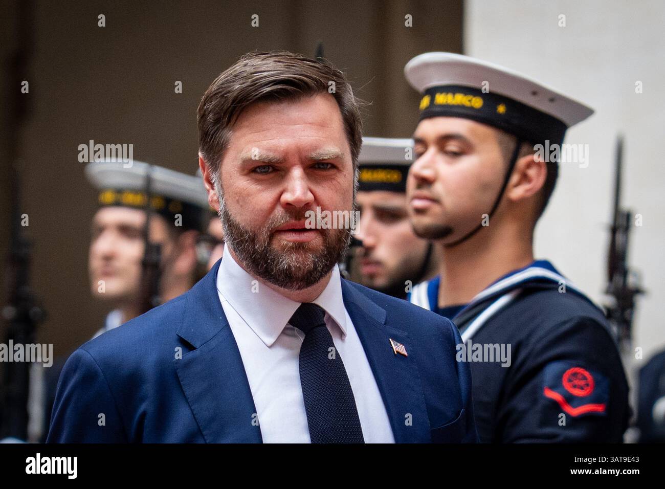 Rome, Italy. 18th Apr, 2025. Vice President of the United States of ...