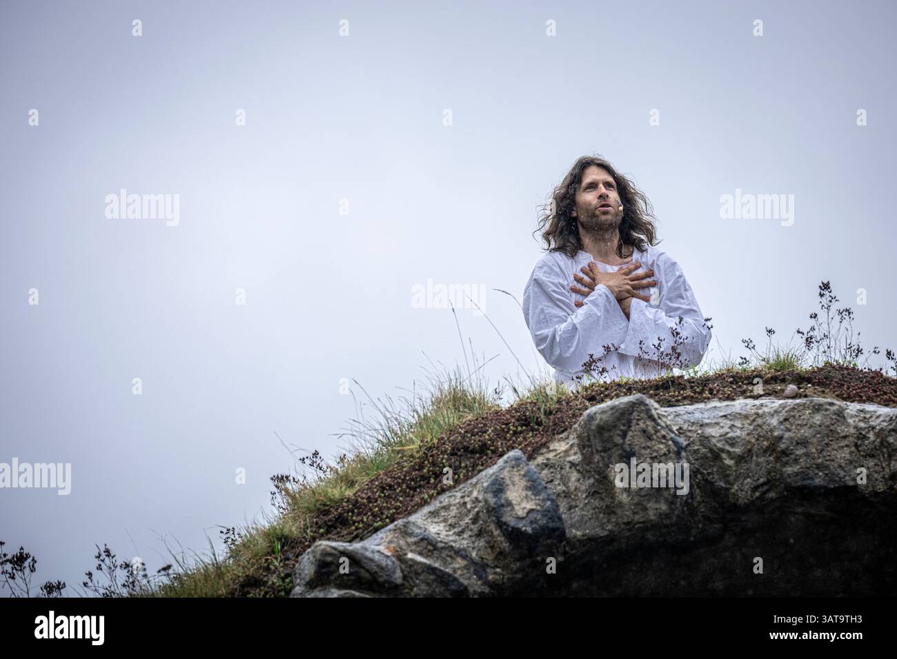 Passion play to commemorate the last days of Jesus Christ at Easter was ...