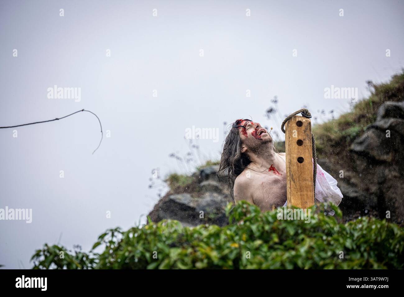 Passion play to commemorate the last days of Jesus Christ at Easter was ...