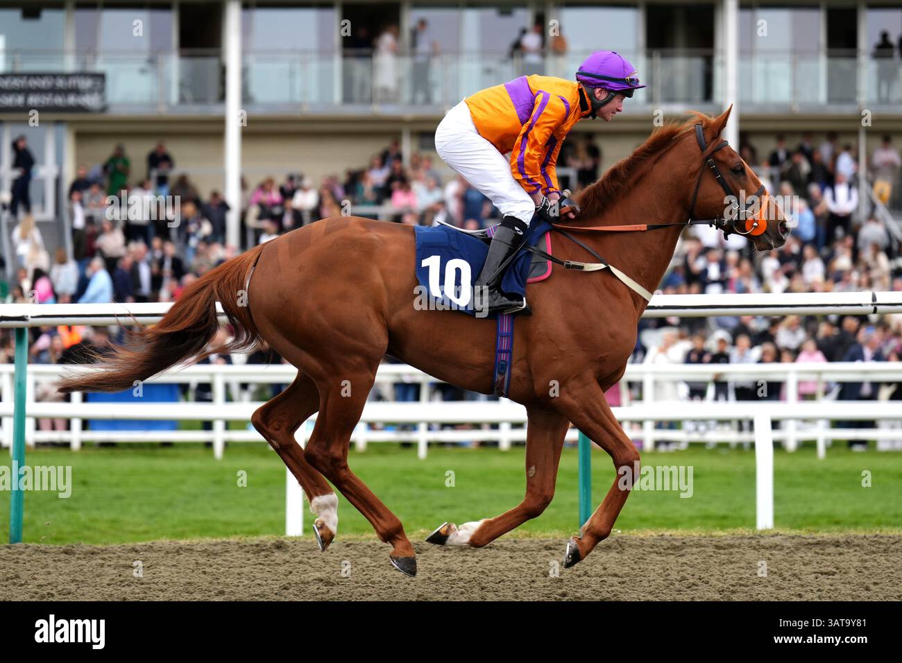 The Craftymaster ridden by William Carson goes to post ahead of the ...